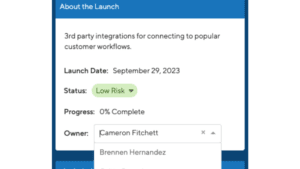Editing a Launch Owner and Receiving Notifications - ProductPlan