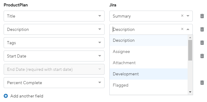 ADO and Jira custom field mapping