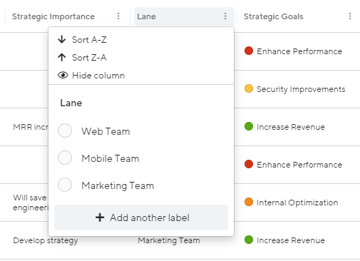 Header Dates, Default Percent Complete, and More Table View Additions ...